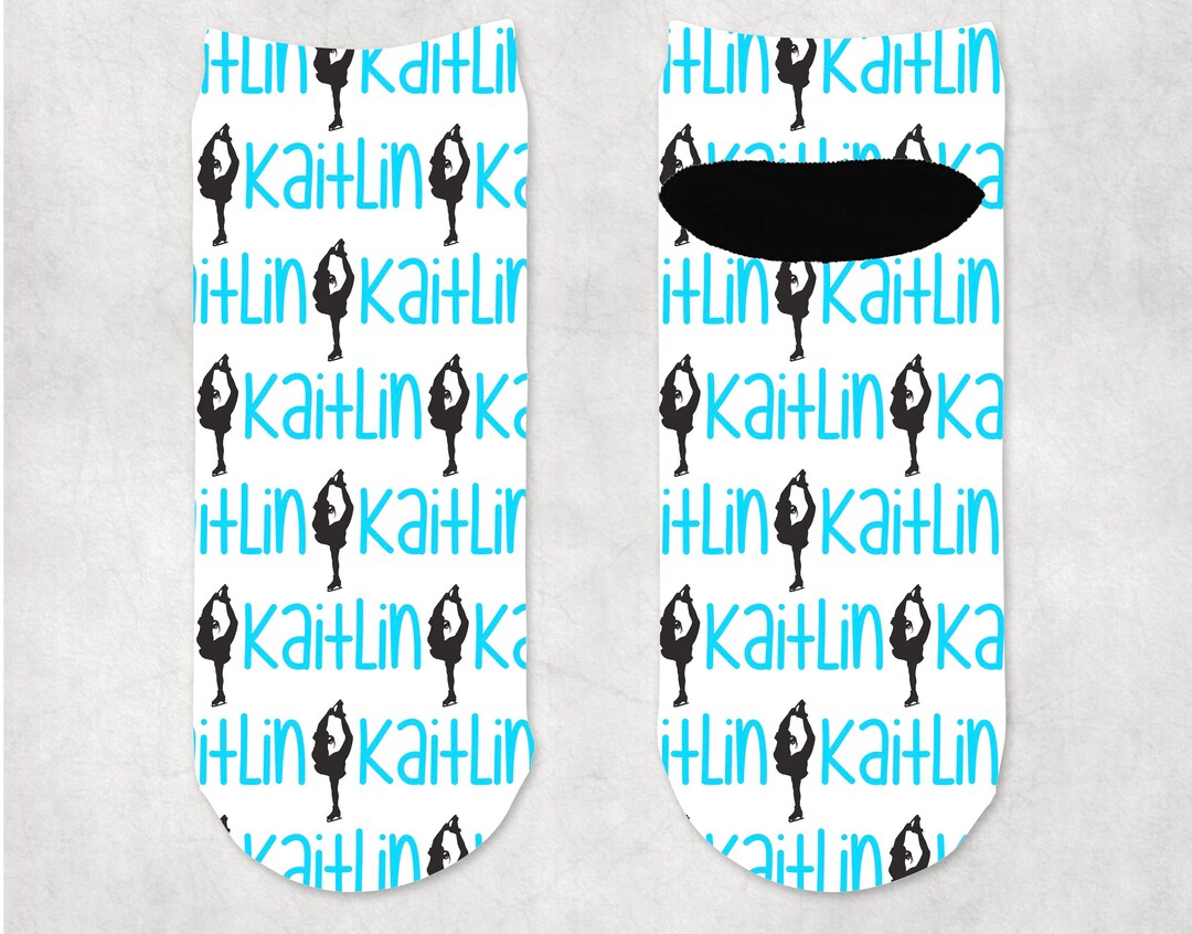 Personalized FIGURE SKATER Socks / Figure Skating Socks / Name Socks ...