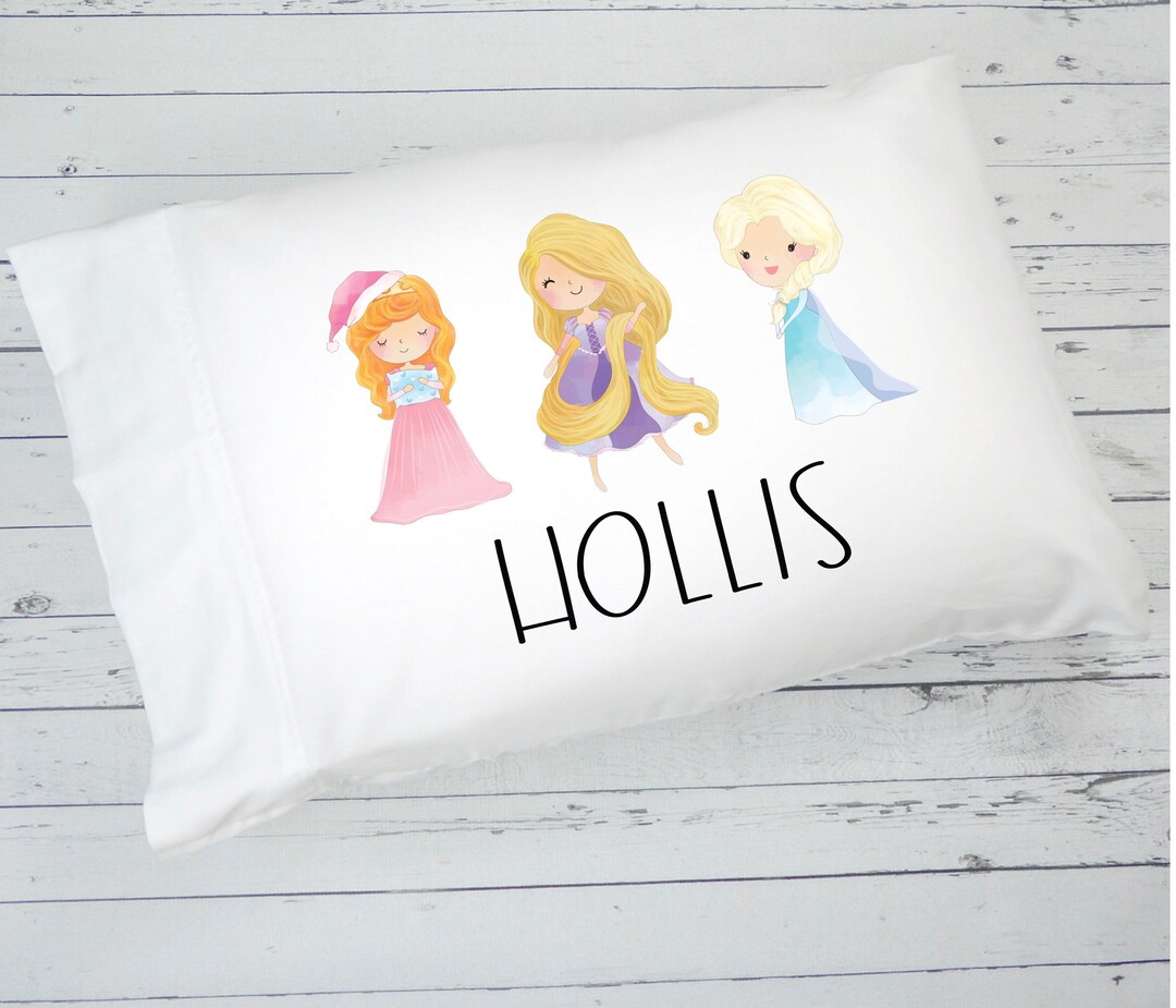 Create Your Own Princess Trio Personalized Pillowcase / Princess Pillow ...