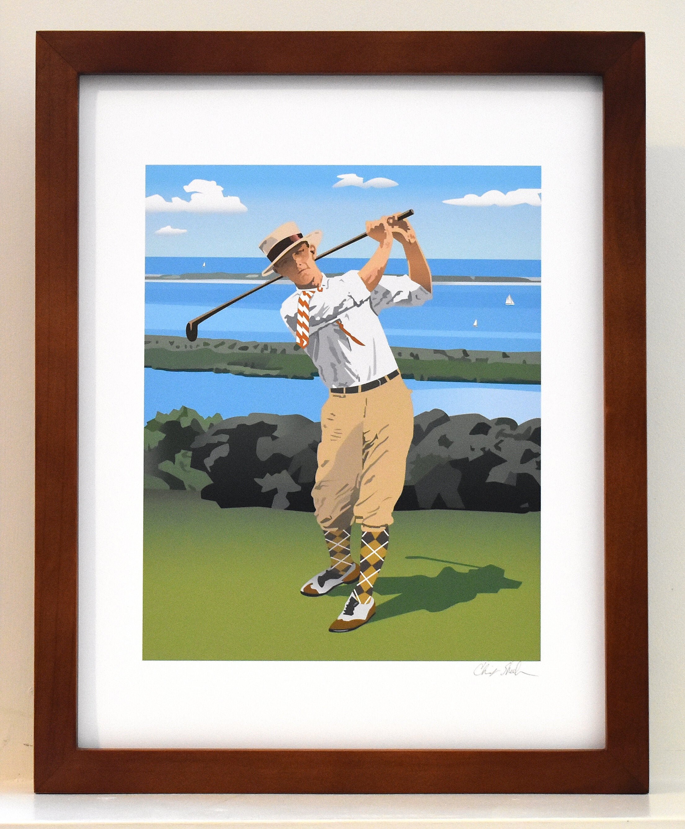 Vintage Golf Giclee Print, Vintage Golf Print, Golf Art, Golf Print ...
