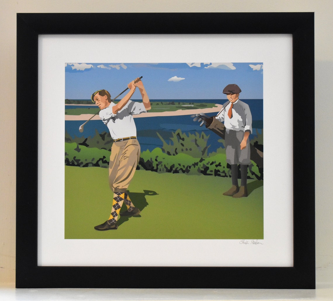 Vintage Golf Giclee Print, Vintage Golf Print, Golf Art, Golf Print ...