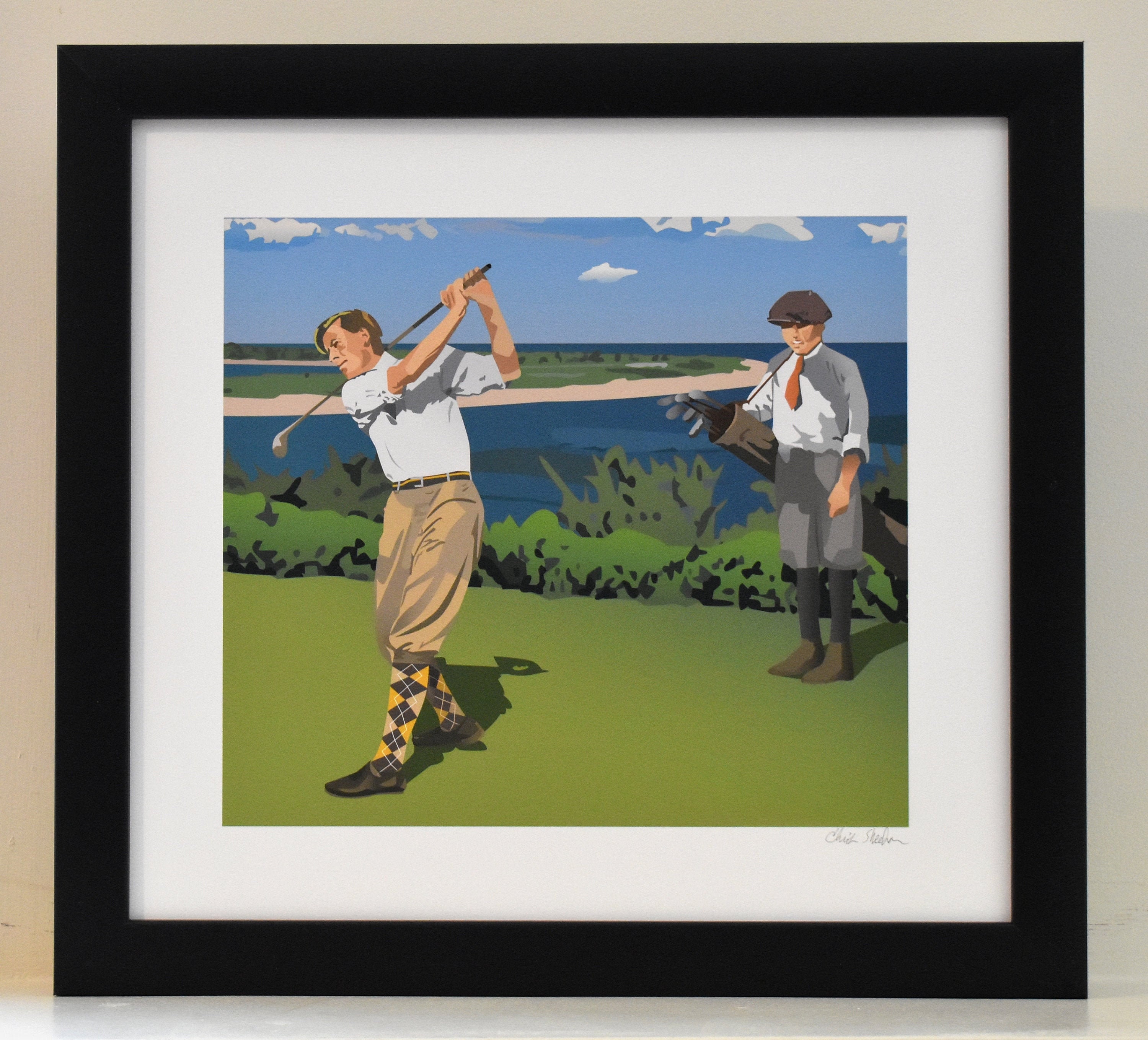 Vintage Golf Giclee Print, Vintage Golf Print, Golf Art, Golf Print ...
