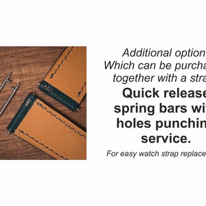 Quick Release Spring Bars With Holes Punching Service. - Etsy
