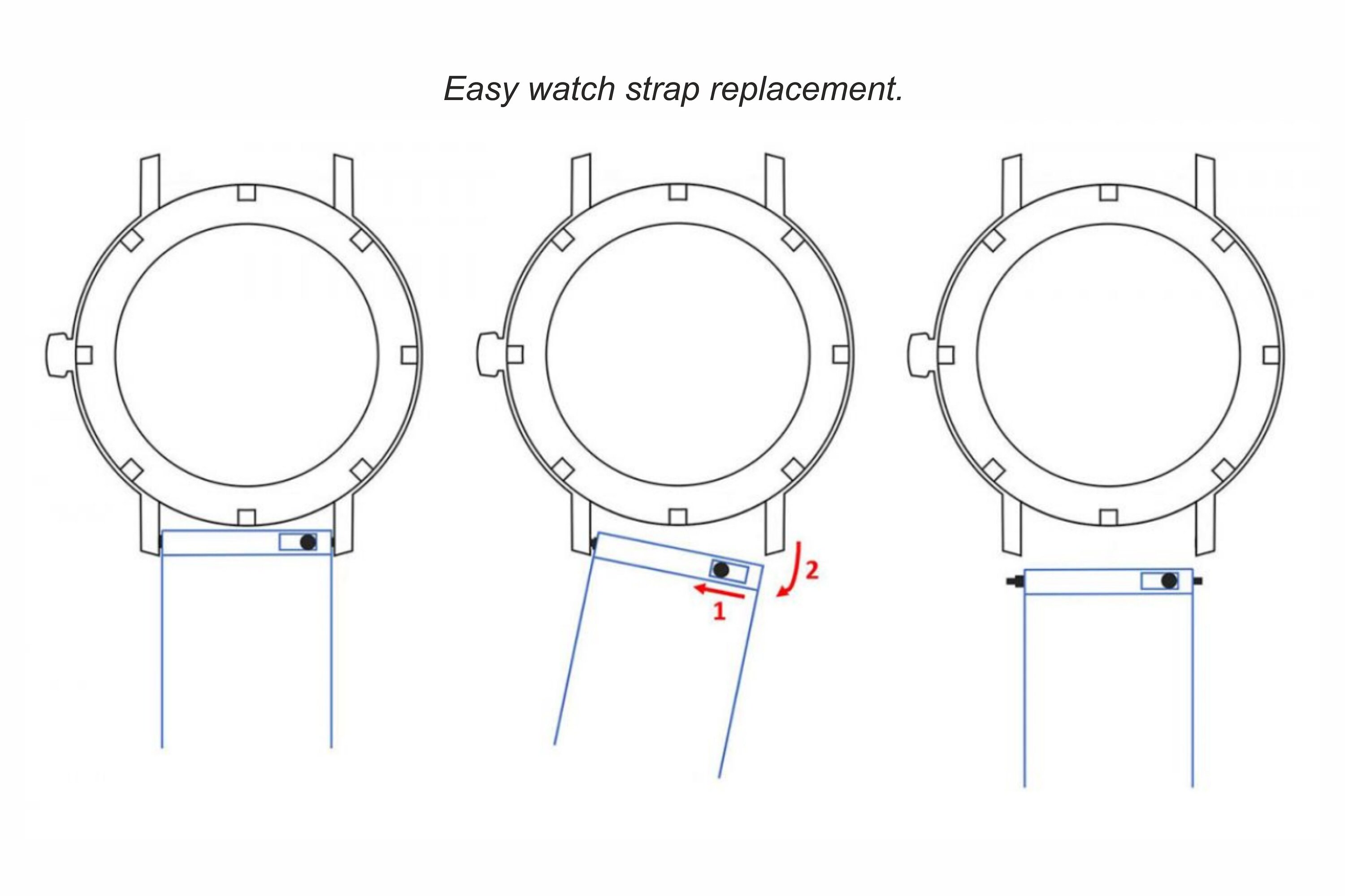 Quick Release Spring Bars With Holes Punching Service. - Etsy