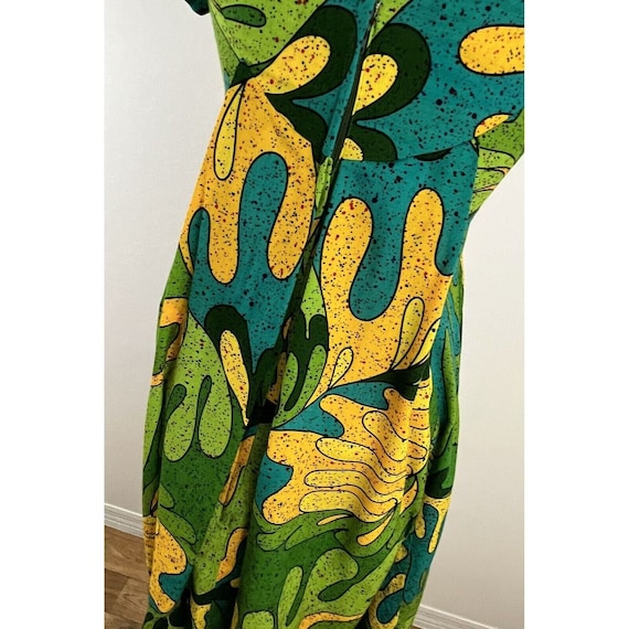 Vintage Hawaiian Waterfall Watteau Train Empire Hawai… - Gem