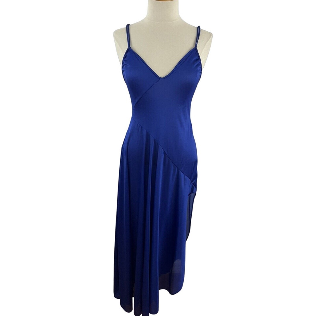 Vintage Undercover Wear Women's S Nylon Nightgown Long Gown Side Slit ...