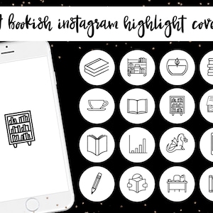 34 Instagram Stories Highlight Covers With Book-themed Icons - Etsy