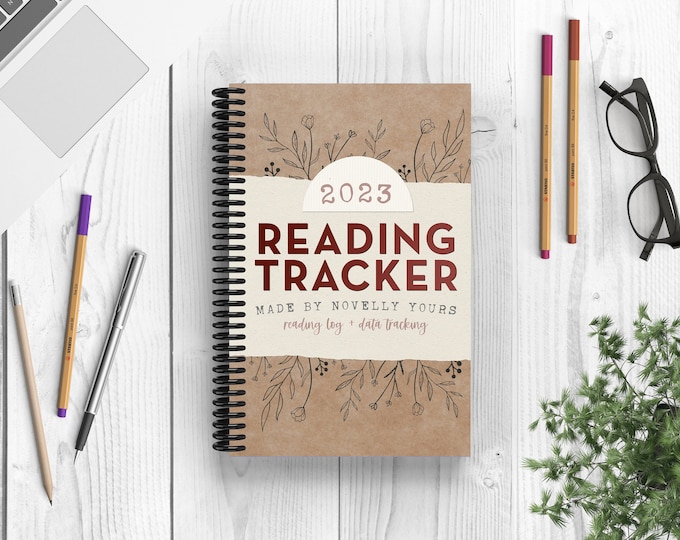 2023 Reading Tracker · book Log & Bibliophile Notebook - Etsy