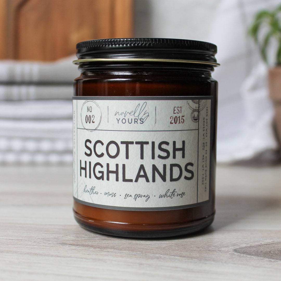 Scottish Highlands · Scotland Travel-inspired Scented Soy Candle - Etsy