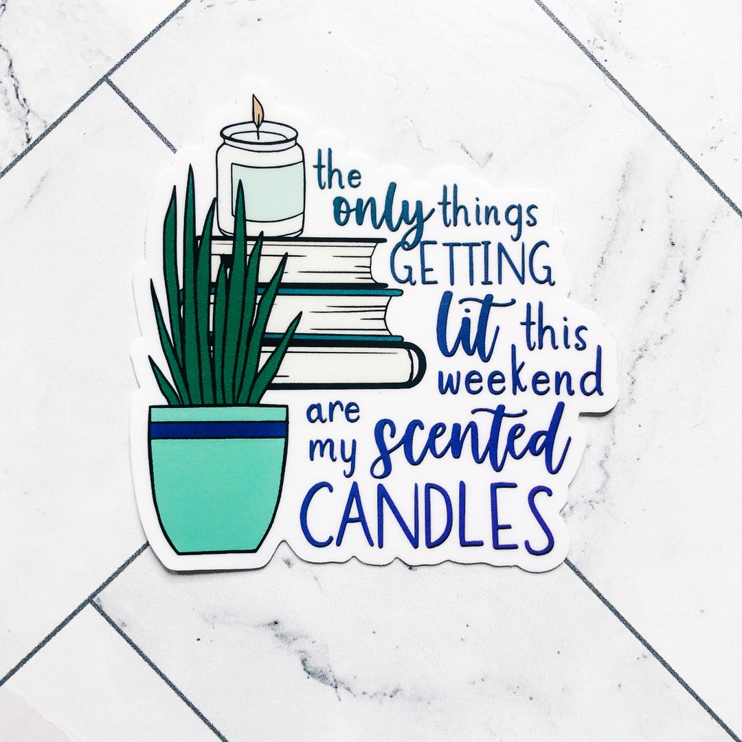 Scented Candles Sticker - Etsy