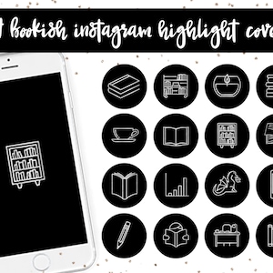 34 Instagram Stories Highlight Covers With Book-themed Icons - Etsy