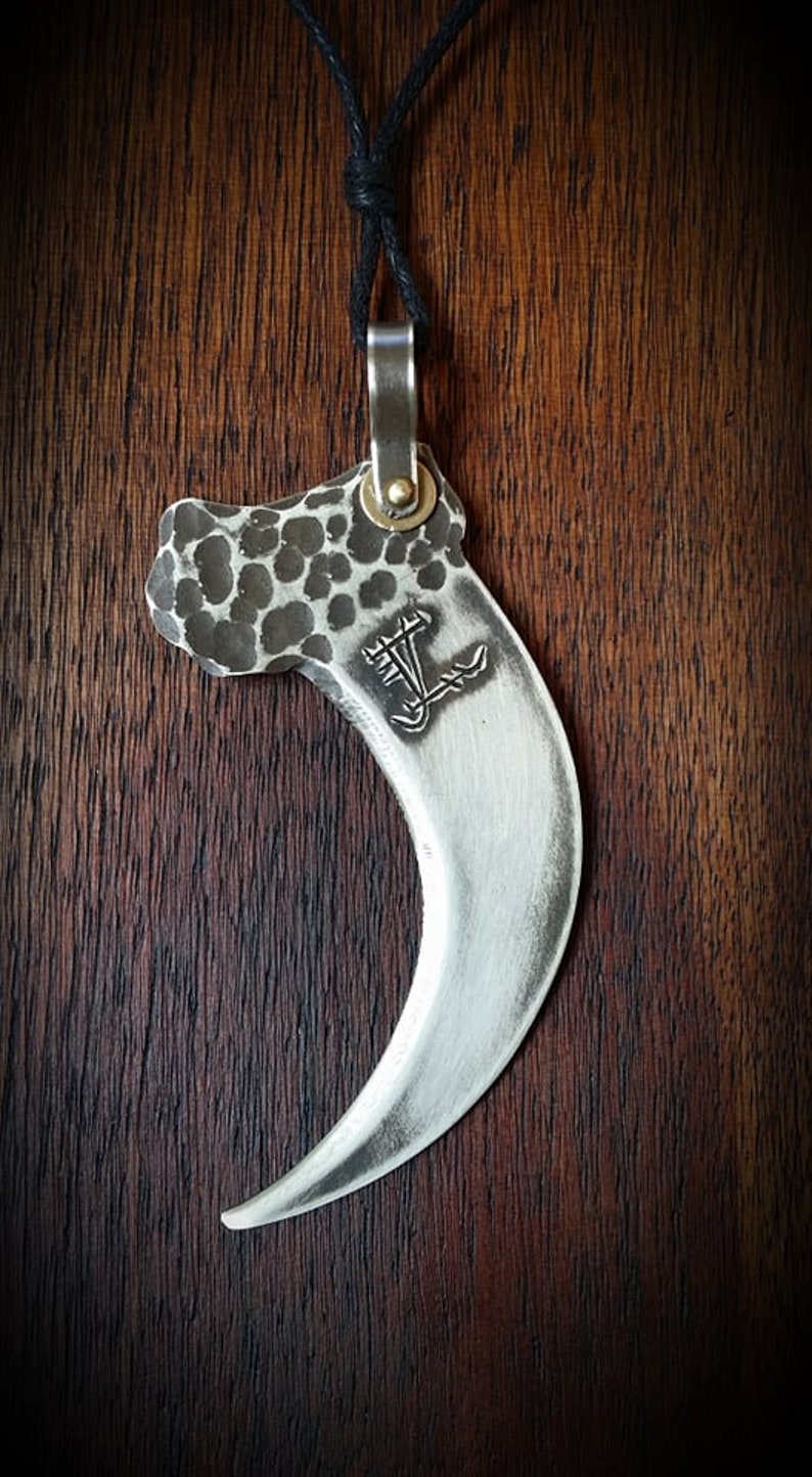 The Berserker Bear Claw Pendant. Odin's Illusionary Rune. - Etsy