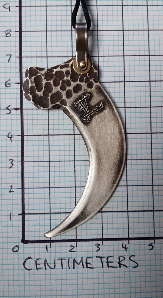 The Berserker Bear Claw Pendant. Odin's Illusionary Rune. - Etsy