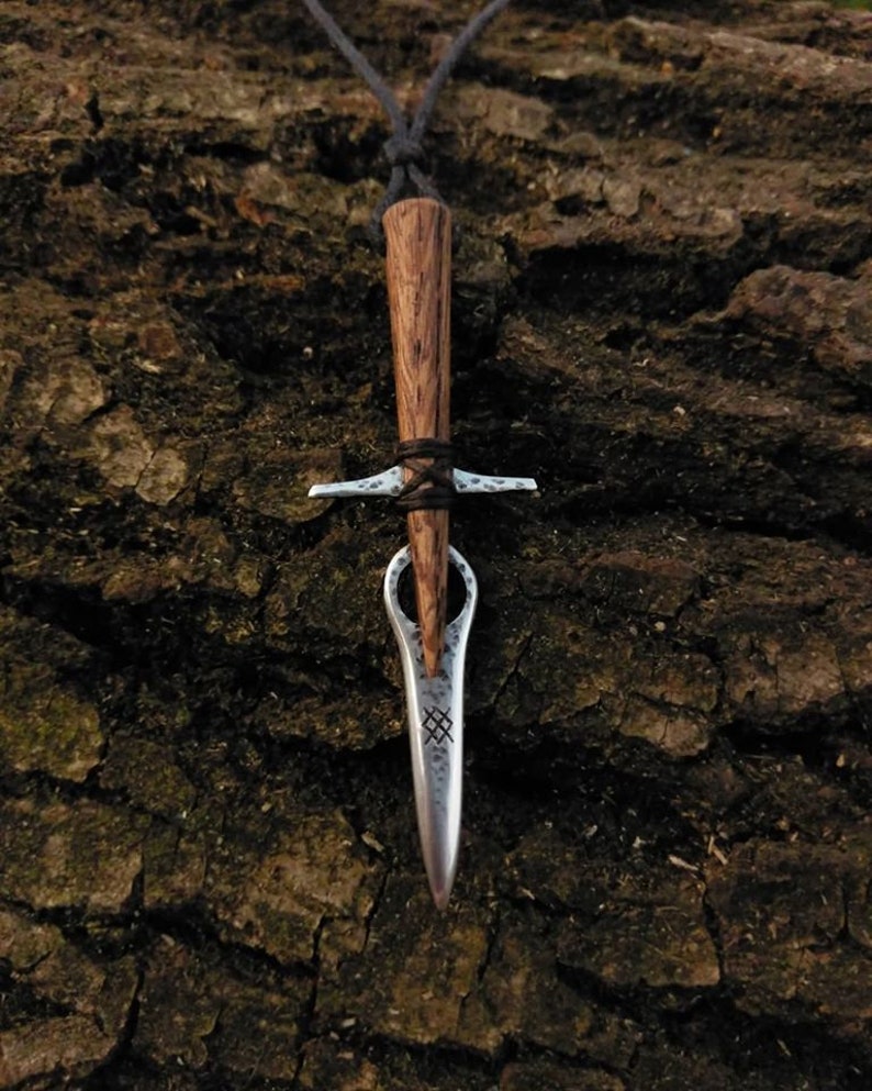 Odin's Princess. Sterling Silver Gungnir Pendant. - Etsy