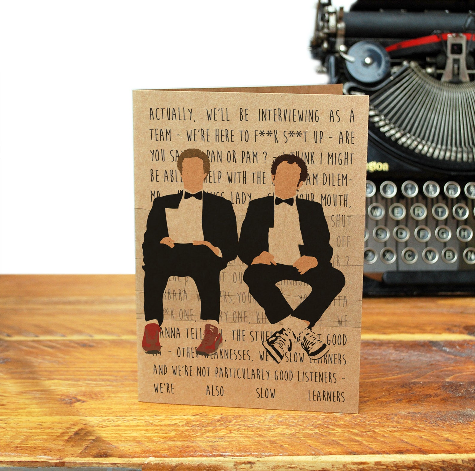 Stepbrothers Step Brothers Greeting Card Interview Scene Classic Comedy ...