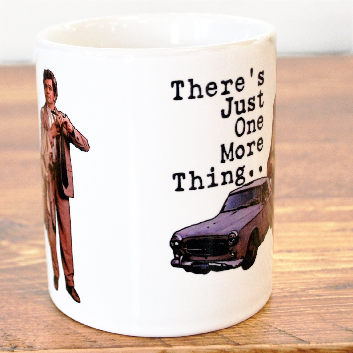 Columbo Just One More Thing Coffee Mug / Cup Peter Falk | Etsy