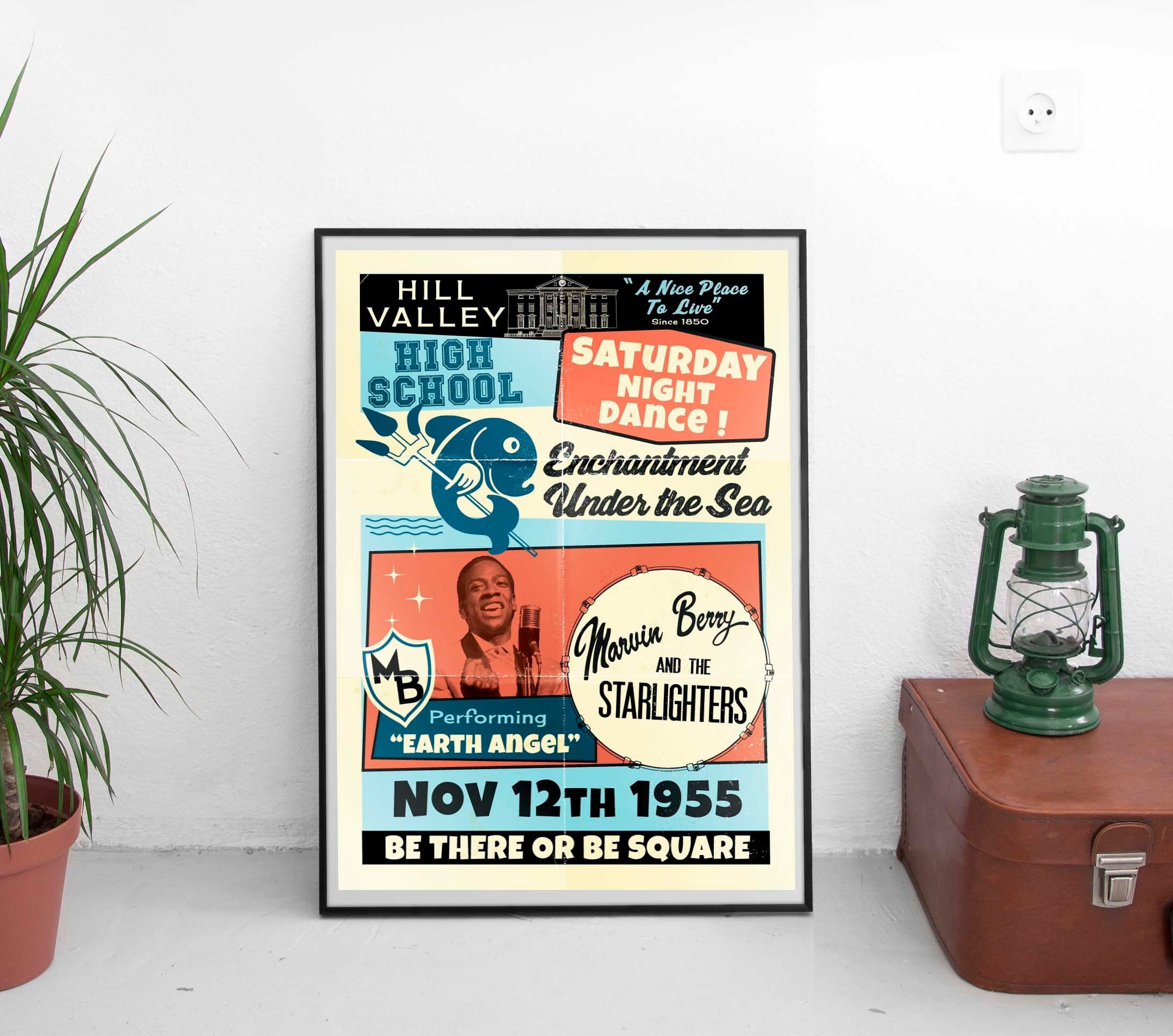 Hill Valley High School Back to the Future A3 Wall Art - Etsy UK
