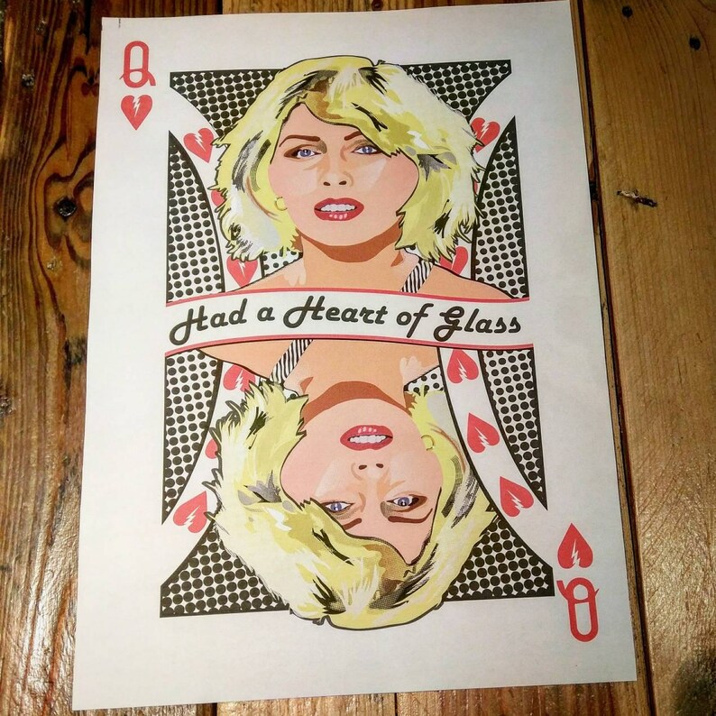 Blondie Debbie Harry Wall Art Icon Comic Book Art | Etsy UK