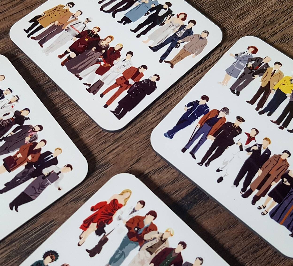 Columbo Villains Character Drinks Coasters TV Show - Etsy UK
