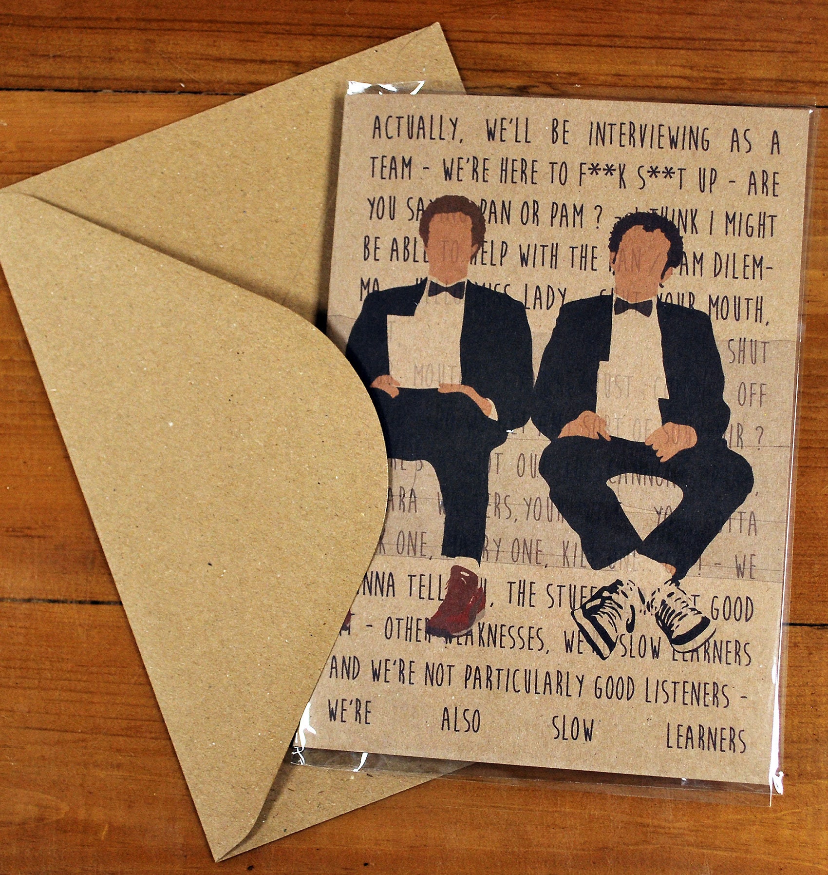 Stepbrothers Step Brothers Greeting Card Interview Scene Classic Comedy ...