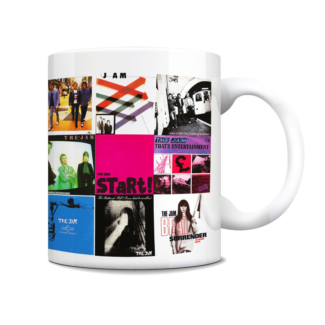 The Jam Coffee Mug / Cup 7 Vinyl Singles 1977 1982 - Etsy UK