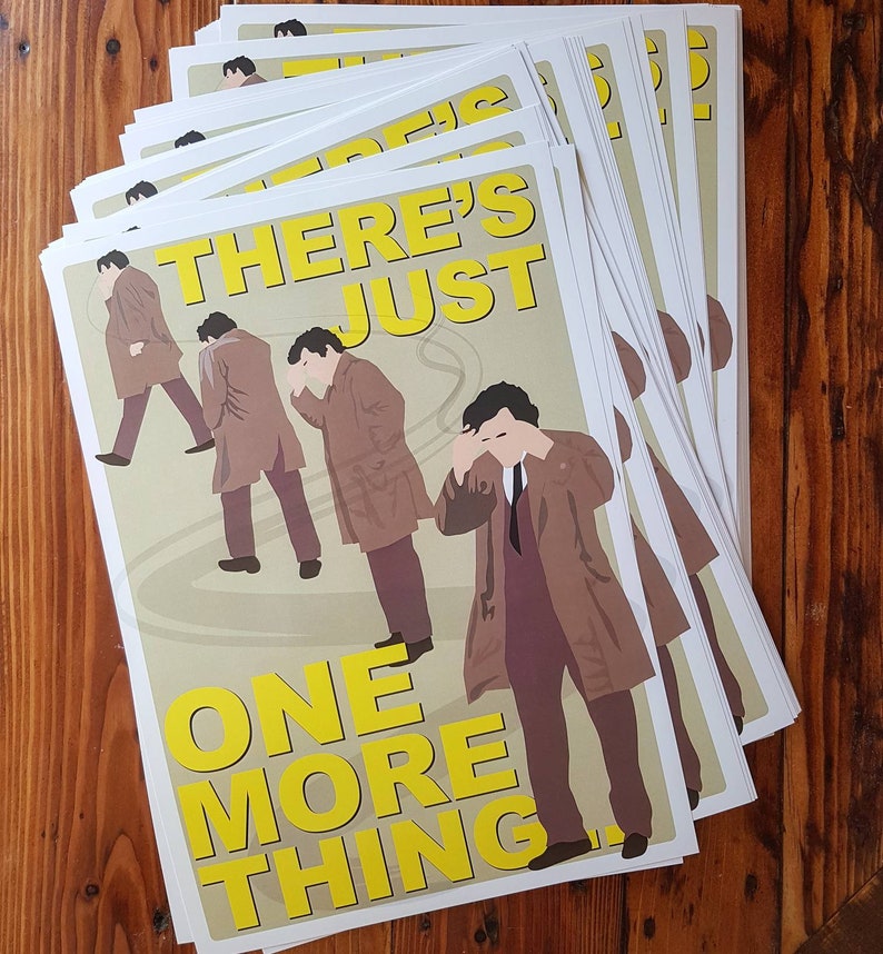 Columbo Just One More Thing A3 Wall Art Print Poster | Etsy