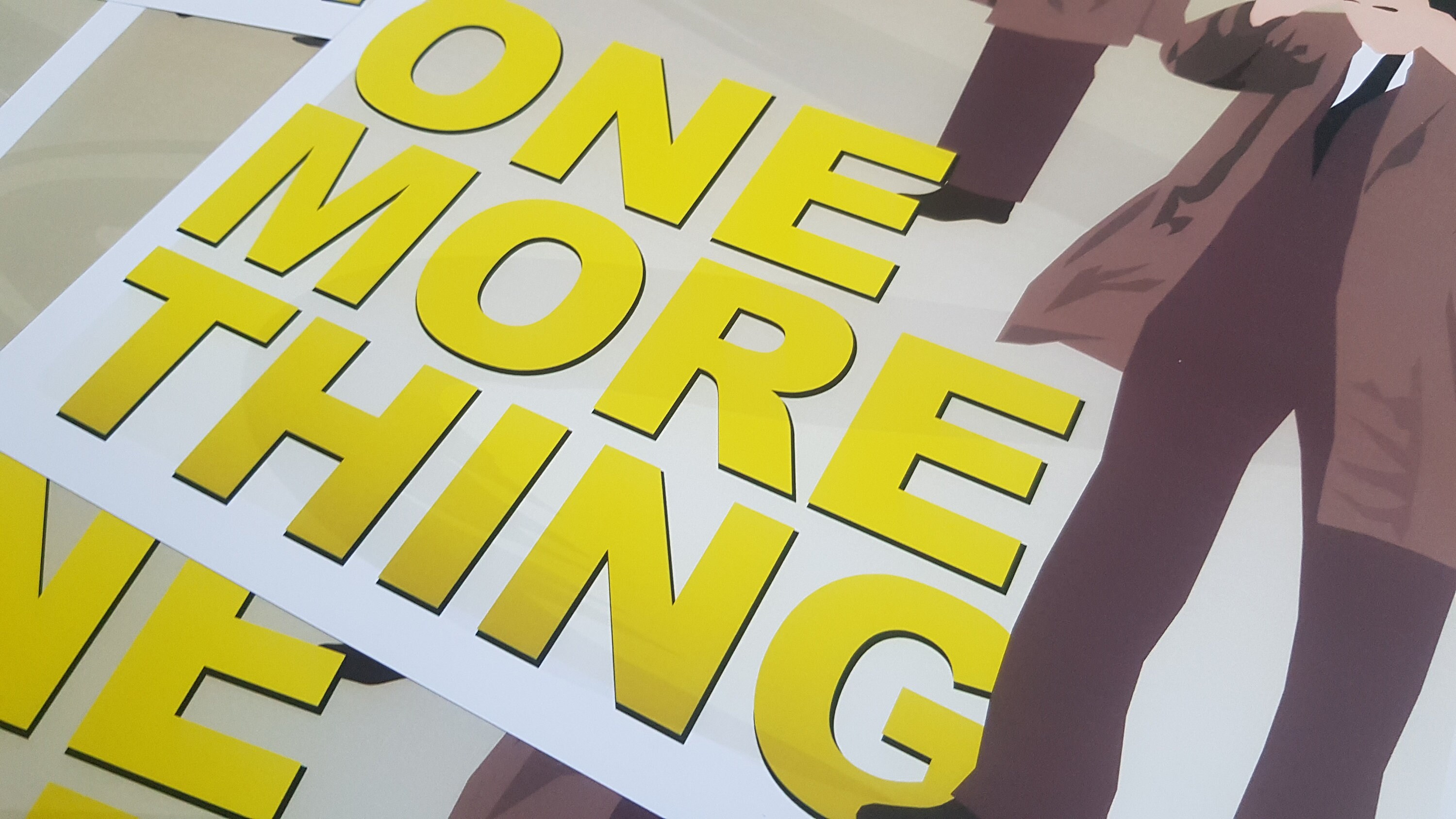 Columbo Just One More Thing A3 Wall Art Print Quote - Etsy UK