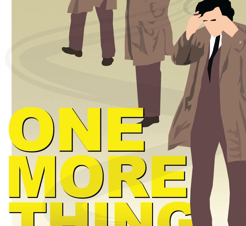 Columbo Just One More Thing A3 Wall Art Print Quote - Etsy UK