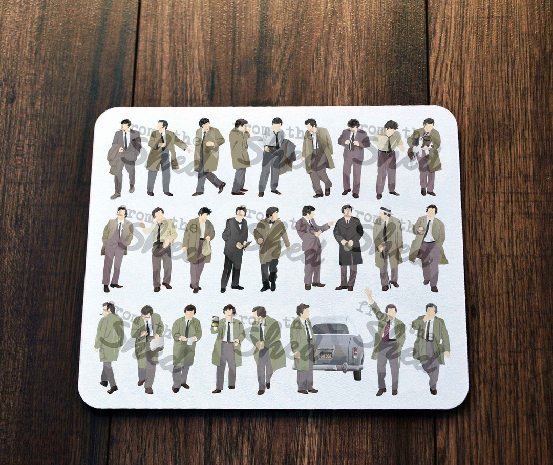 COLUMBO Mouse Mat Just One More Thing Peter Falk TV Show 70s 80s Murder ...
