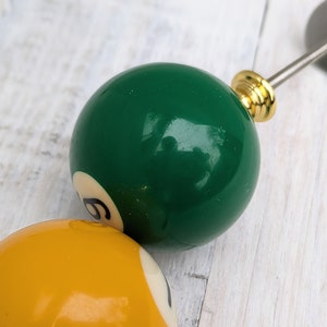 X4 POOL BALL Cabinet Drawer Door Knob Pull BUNDLE Mancave Home Interior ...