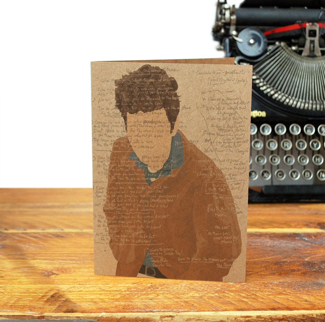 Bob Dylan the Times They Are a Changing Greeting Card Song Lyrics 60s ...