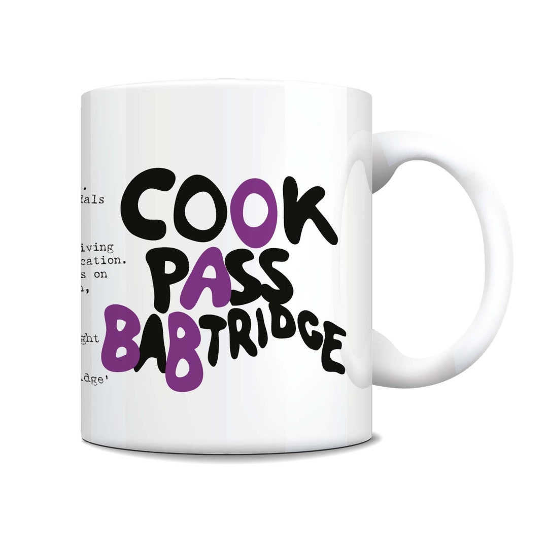 Alan Partridge - Coffee Mug - Cook Pass Babtridge - Graffiti - Comedy ...