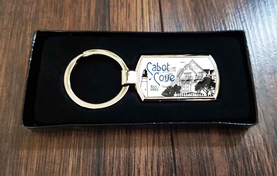 Cabot Cove Key Ring Key Fob Murder She Wrote TV Show Jessica Fletcher ...