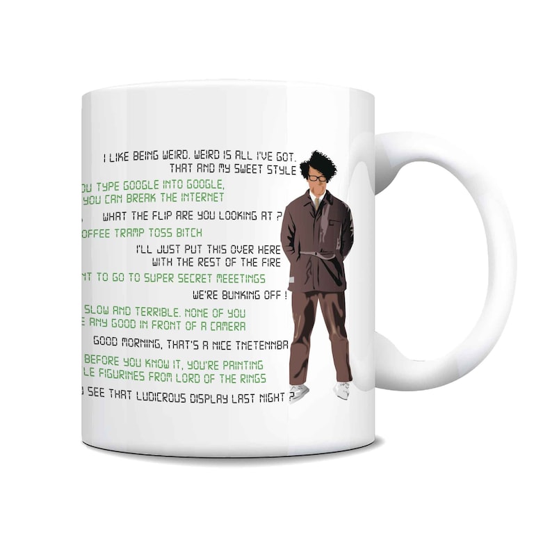 The IT Crowd Coffee Mug I.T. Moss Roy Jen Turn It - Etsy