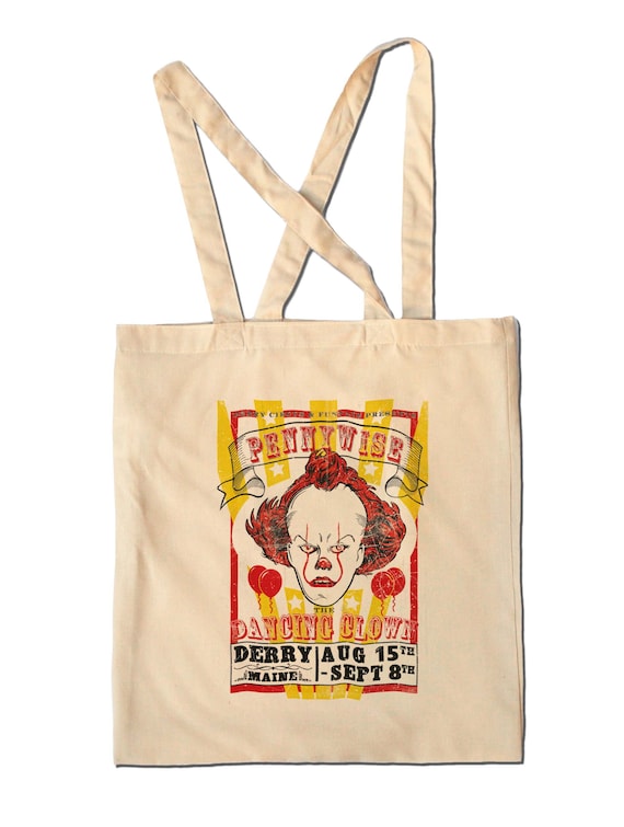 Pennywise Dancing Clown Shopping Tote Bag Horror IT - Etsy UK