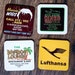 Goodfellas Drinks Coasters Set of 4 Bamboo Lounge Airline Diner Morrie ...