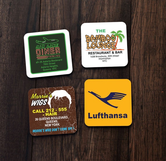 Goodfellas Drinks Coasters Set of 4 Bamboo Lounge | Etsy