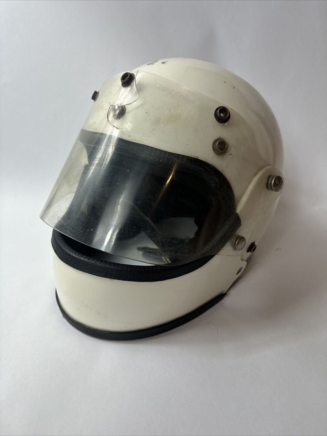 Vintage Motorcycle Helmet W/ Masonic Scottish Rite VFW Sticker ...