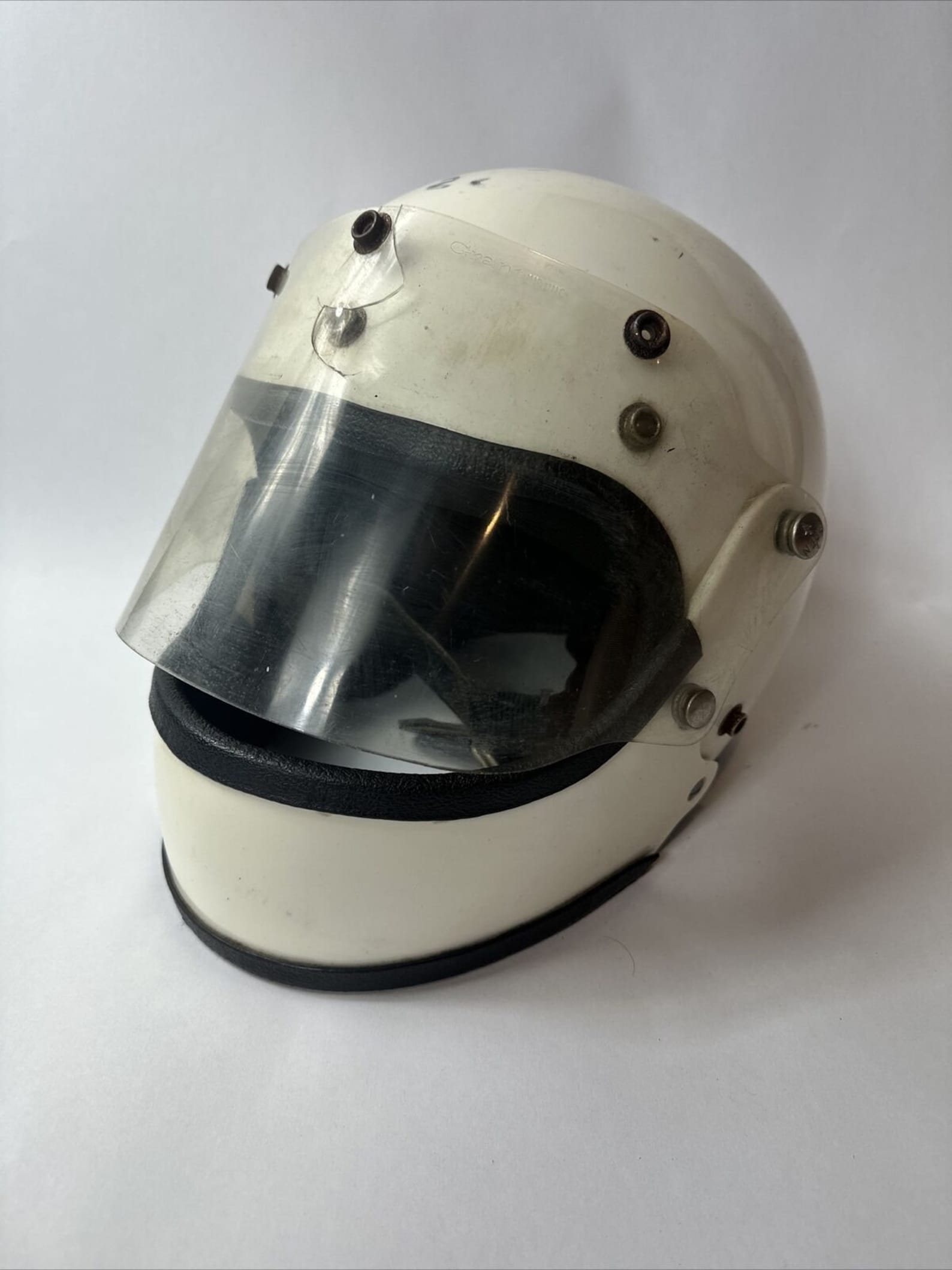 Vintage Motorcycle Helmet W/ Masonic Scottish Rite VFW Sticker ...