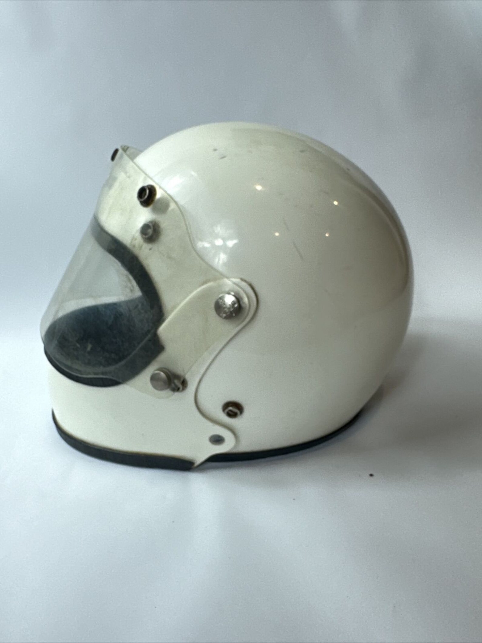 Vintage Motorcycle Helmet W/ Masonic Scottish Rite VFW Sticker ...