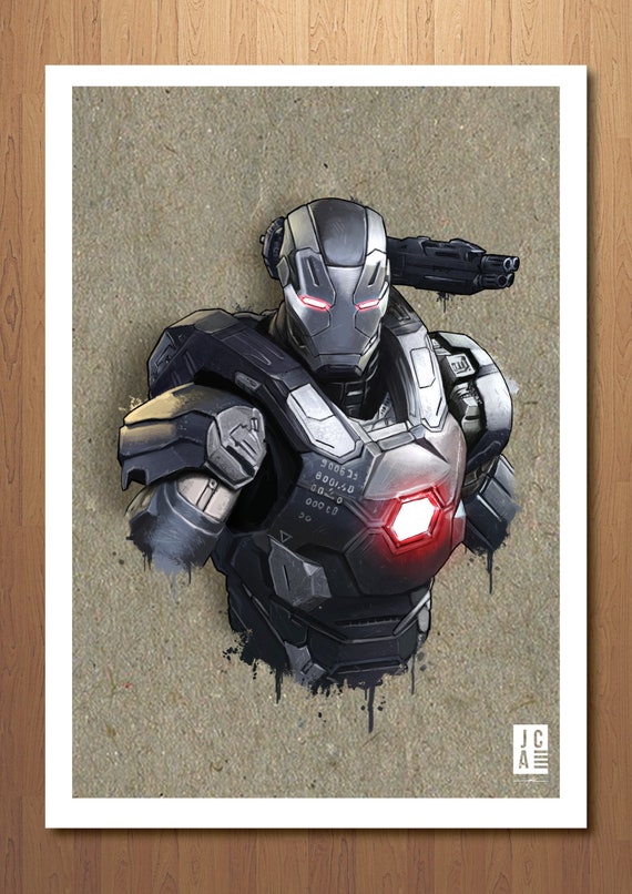 War Machine Art Print | Etsy
