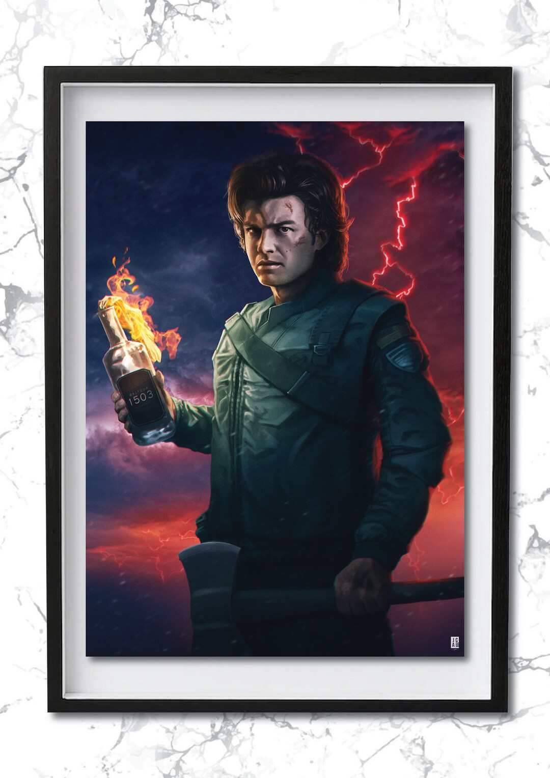 Stranger Things Steve Art Print - Etsy