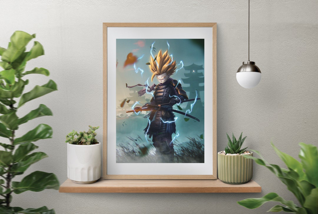 Samurai Gohan Art Print - Etsy