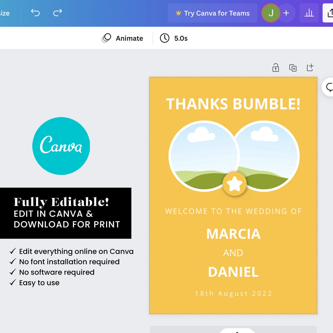 Bumble Match Customisable Welcome Sign Weddings & - Etsy