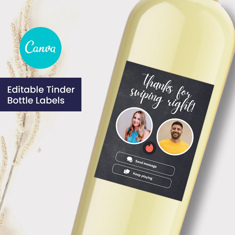 Tinder Wedding Invitation - Etsy