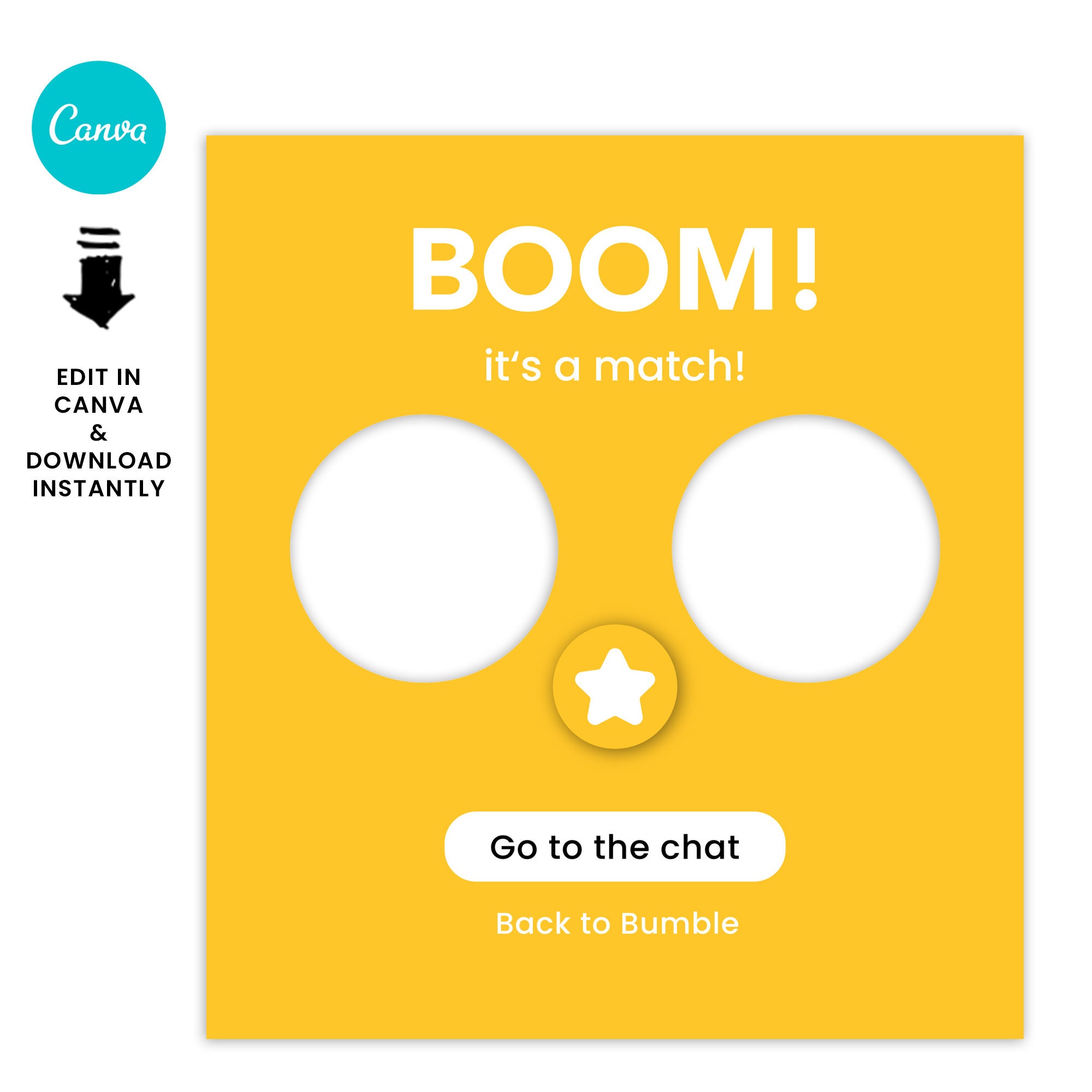 Bumble Match | Customisable Photo Booth Frame | Weddings & Engagement ...