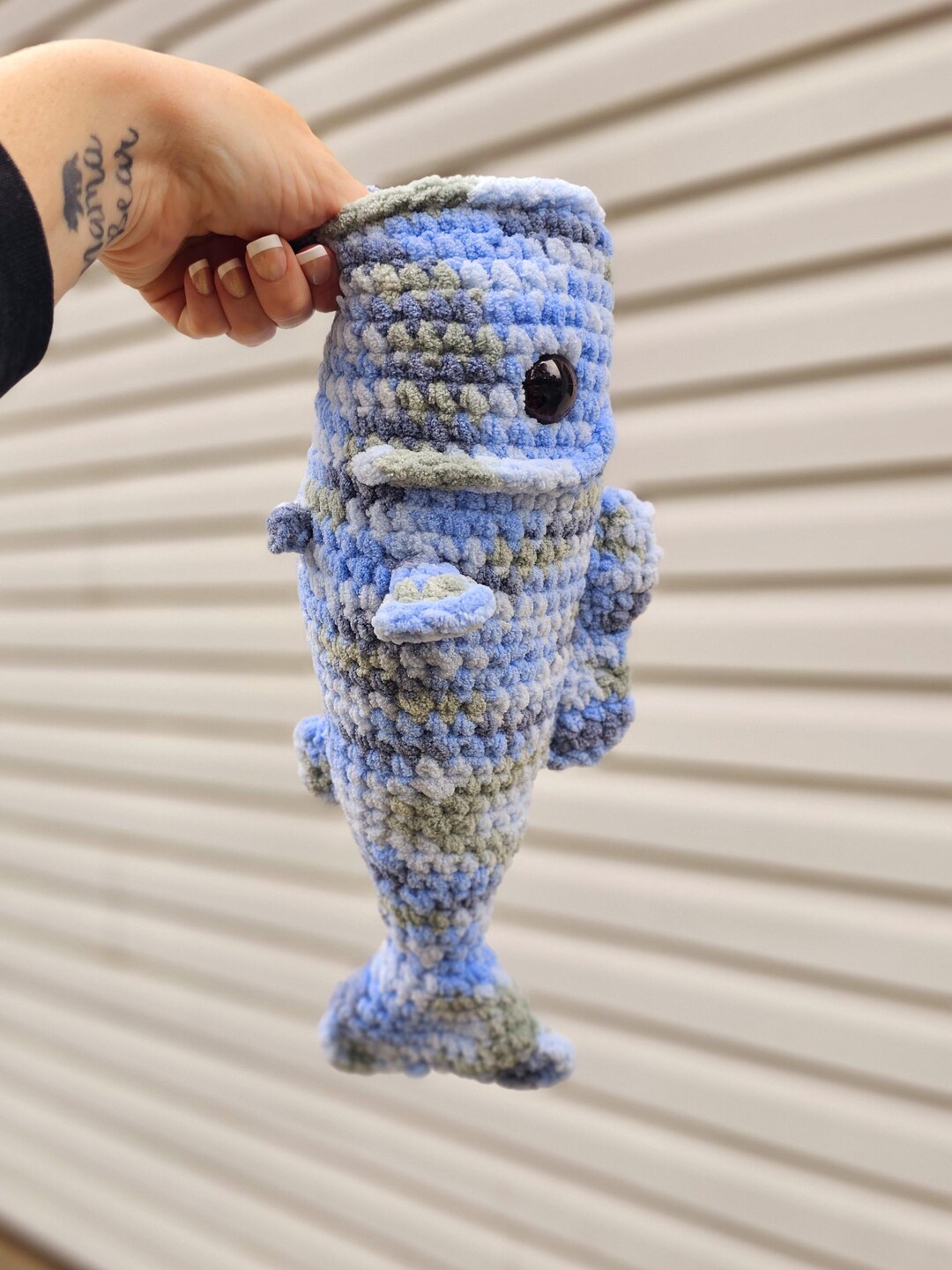 Crochet Bass Fish Plushie - Etsy