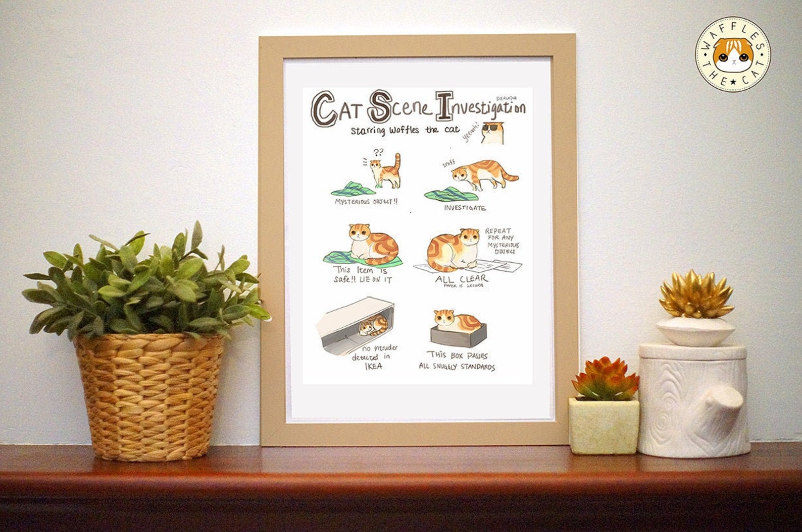 CSI Cat Scene Investigation: Funny Cat Poster - Etsy