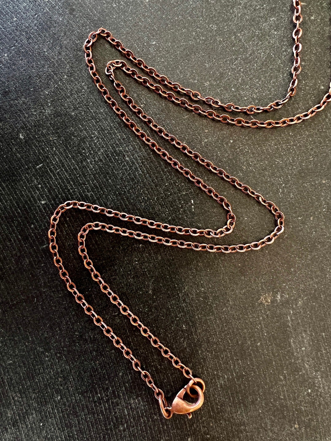 24" Copper Necklace Chain Brass Necklace Cable Chain 2.5mm Chain for ...