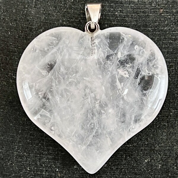 White Stone Pendant - Etsy