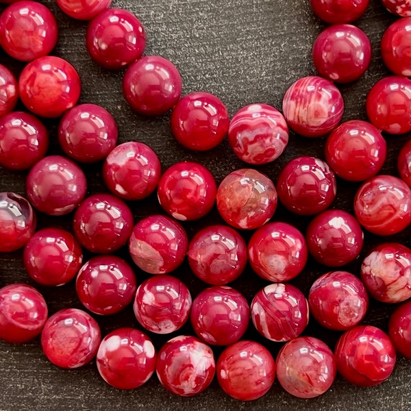 Red Agate Stone - Etsy